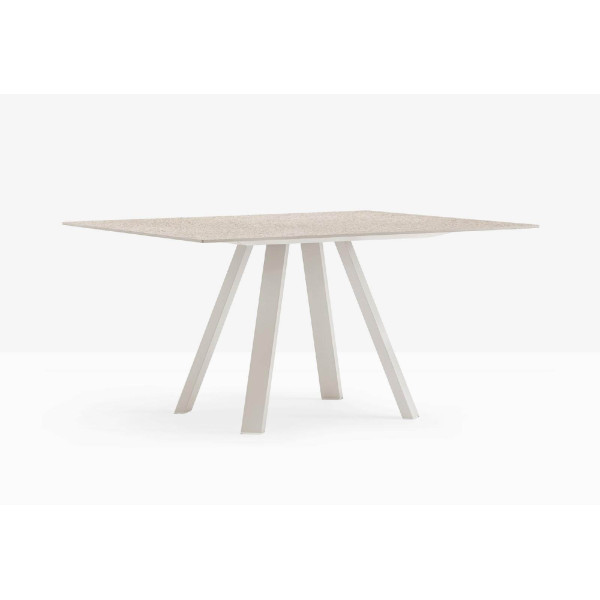 Kültéri fémvázas asztal - PEDRALI ARKI-TABLE ARK/2 SQUARE ...